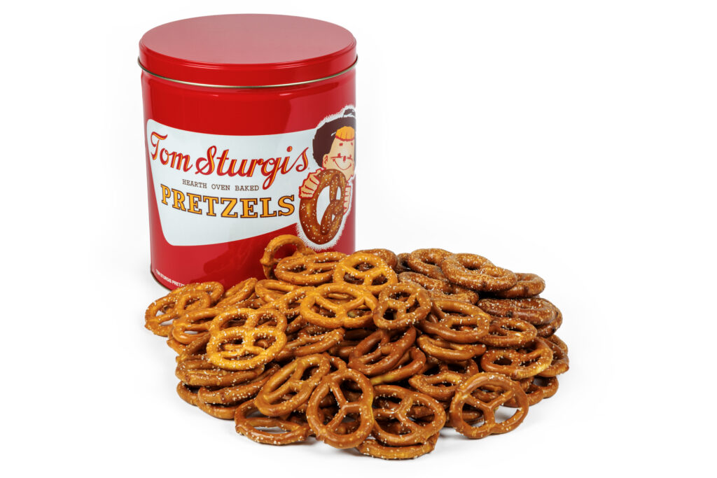 Large Pretzels Assorted – Large Tin – Tom Sturgis Pretzels