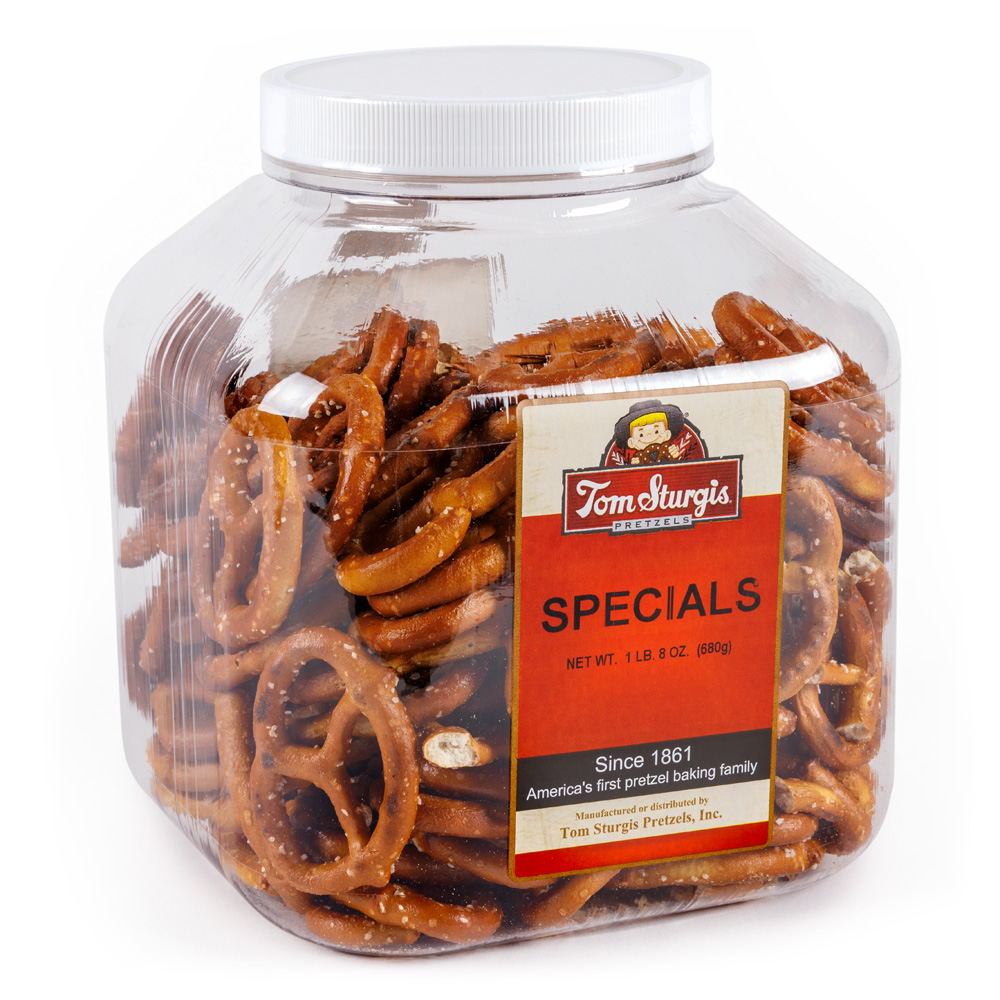 Specials Pretzels – Large Storage Jar – Tom Sturgis Pretzels