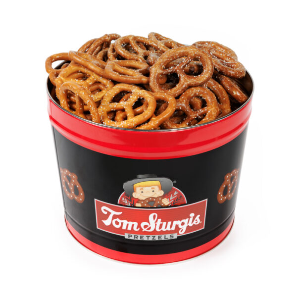 Large Pretzels Assorted – Large Tin – Tom Sturgis Pretzels